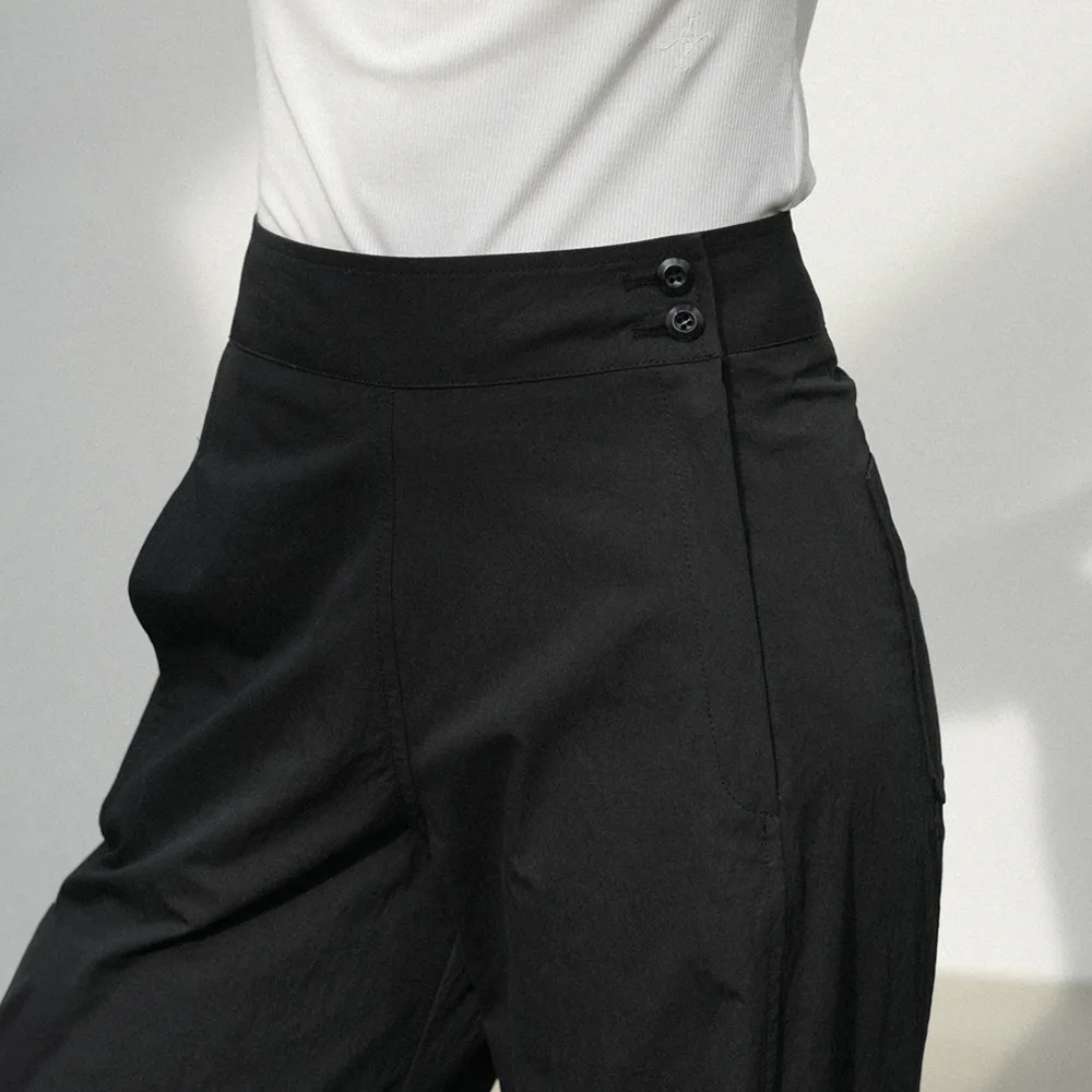 Doublin side button pants (black) - 감도 깊은 취향 셀렉트샵 29CM