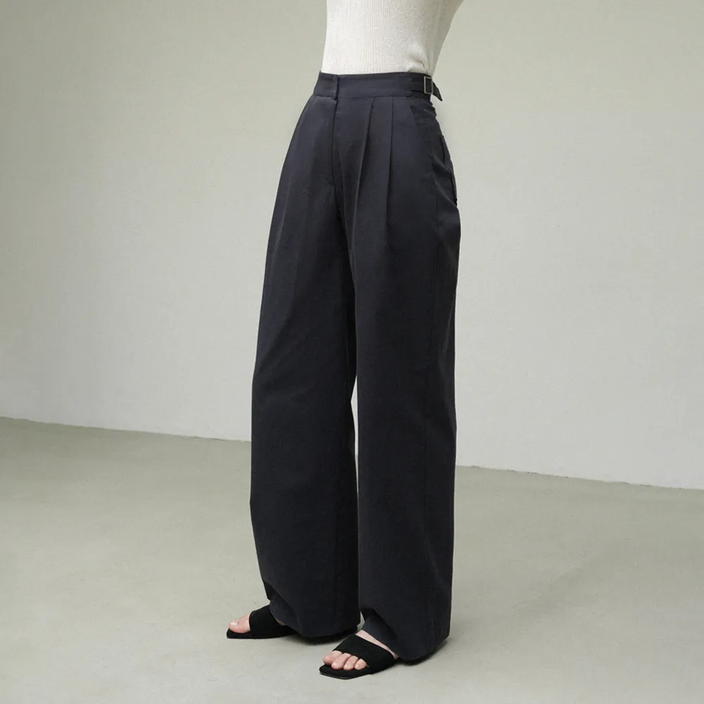 Melie side tab pants (navy) - 감도 깊은 취향 셀렉트샵 29CM