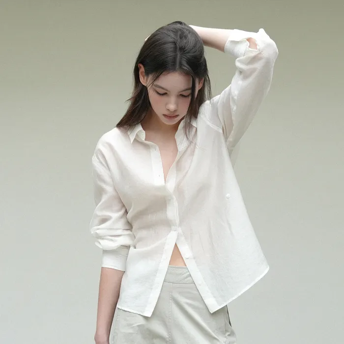 [17th] Sene side button shirt (ivory) - 감도 깊은 취향 셀렉트샵 29CM