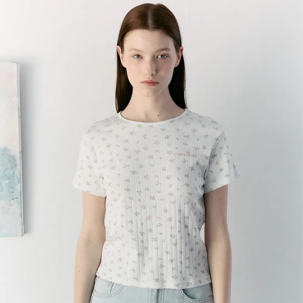 Flower Basic T-shirt VC2533TS501V_4color - 감도 깊은 취향 셀렉트샵 29CM