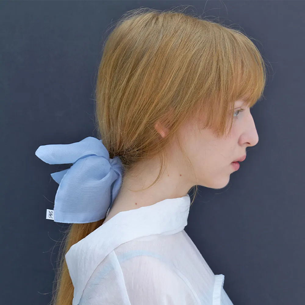 Mist Square Scrunch_Light Blue - 감도 깊은 취향 셀렉트샵 29CM