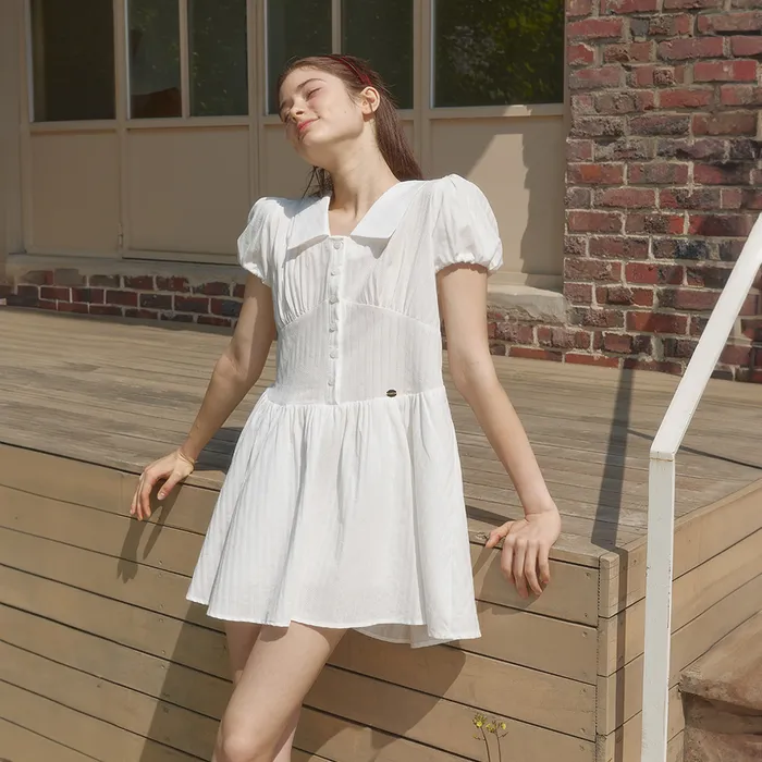 [서경,알로하PICK]ANC HEIDI PUFF SLEEVE DRESS_WHITE - 감도 깊은 취향 셀렉트샵 29CM