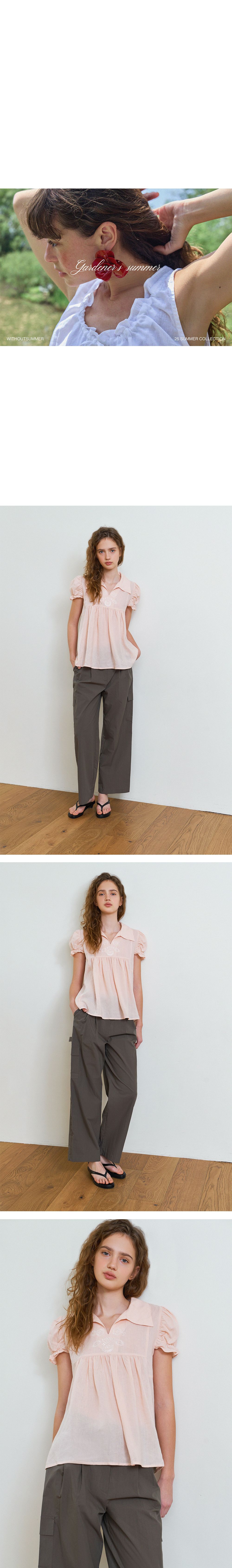 Sie stitch blouse_pink - 감도 깊은 취향 셀렉트샵 29CM