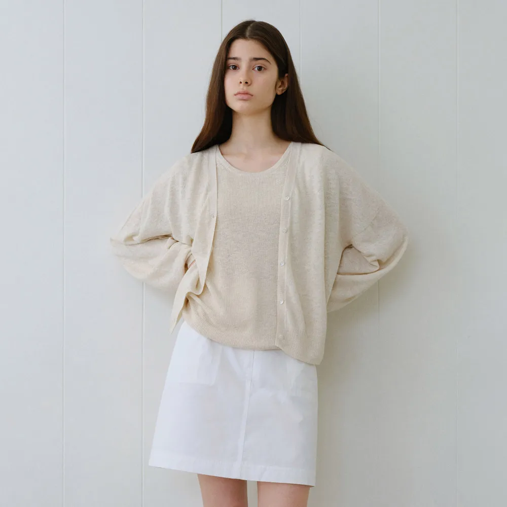 Finn Cardigan_Natural Beige - 감도 깊은 취향 셀렉트샵 29CM