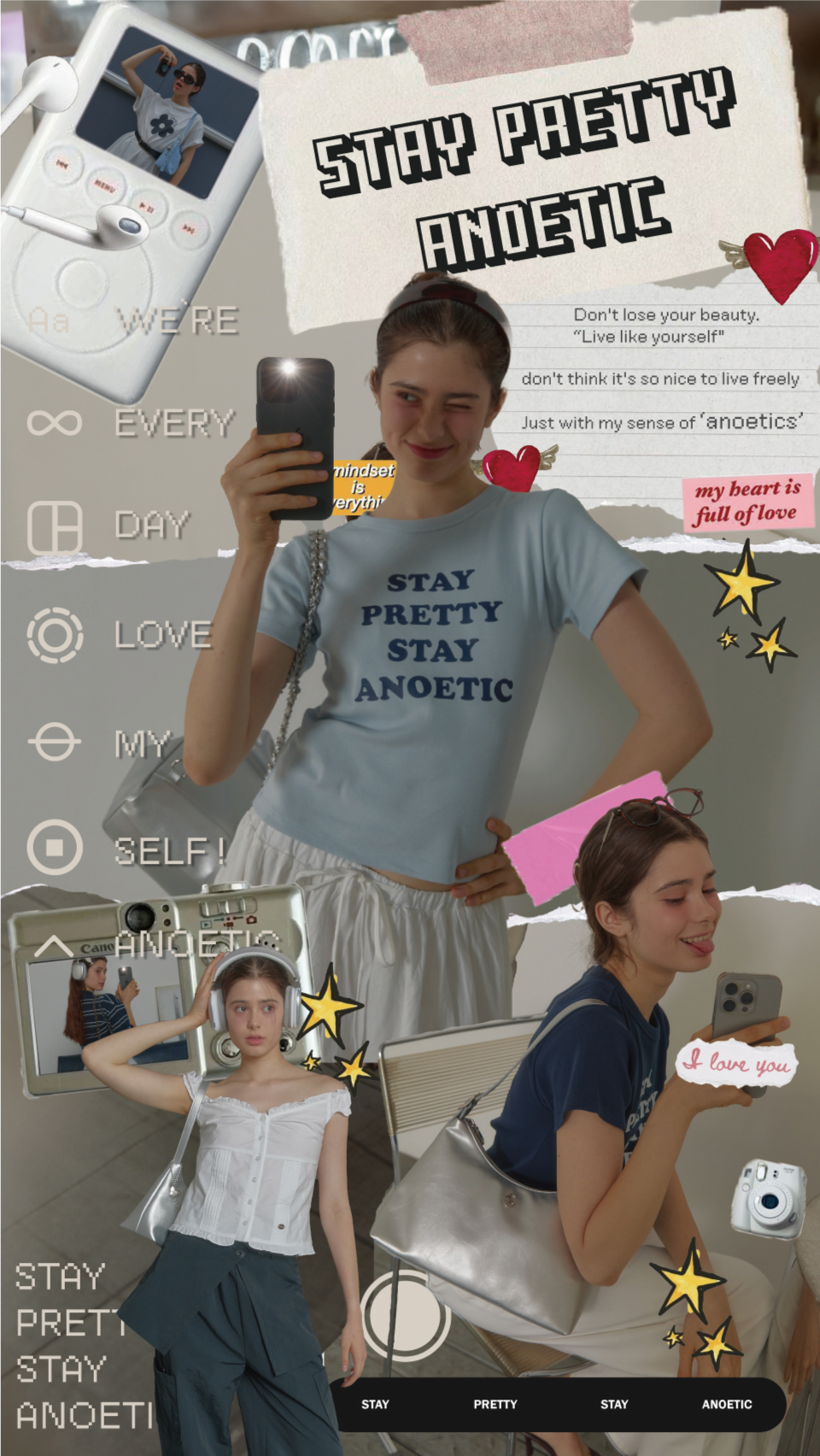 [알로하PICK]ANC CHARMING STRIPE HALF KNIT_PINK - 감도 깊은 취향 셀렉트샵 29CM