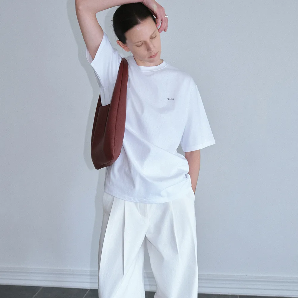 LOOSE HALF TEE_WHITE - 감도 깊은 취향 셀렉트샵 29CM