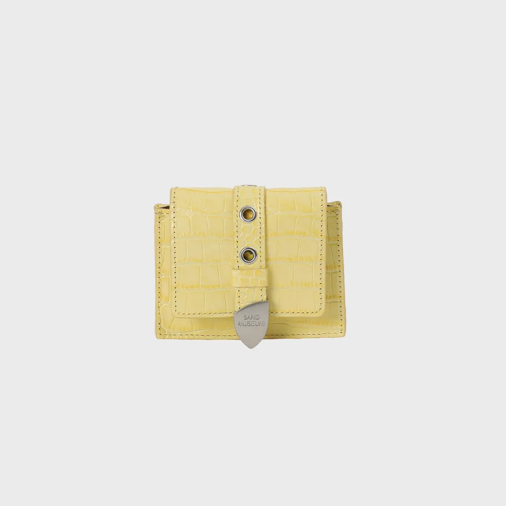 WESTERN CROCO WALLET [Lemon] - 감도 깊은 취향 셀렉트샵 29CM