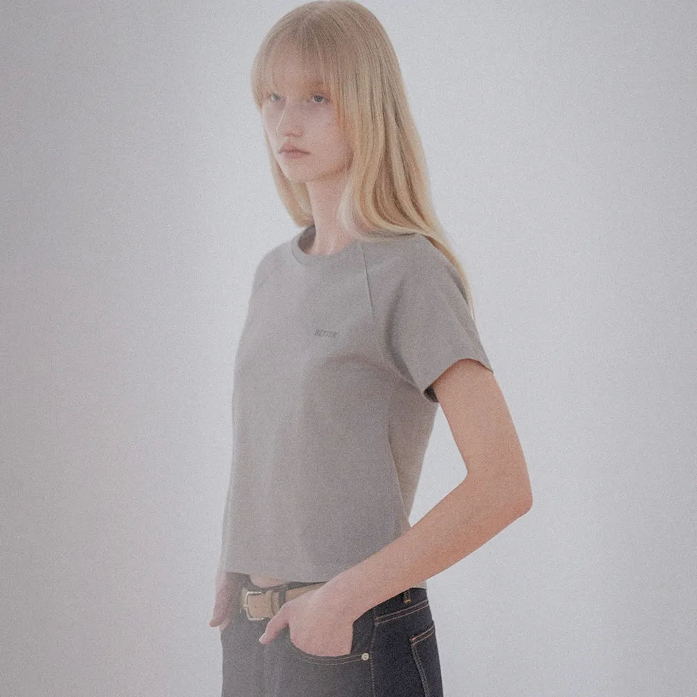 Pigment raglan T-shirt [KNSS04TS03]_Gray - 감도 깊은 취향 셀렉트샵 29CM