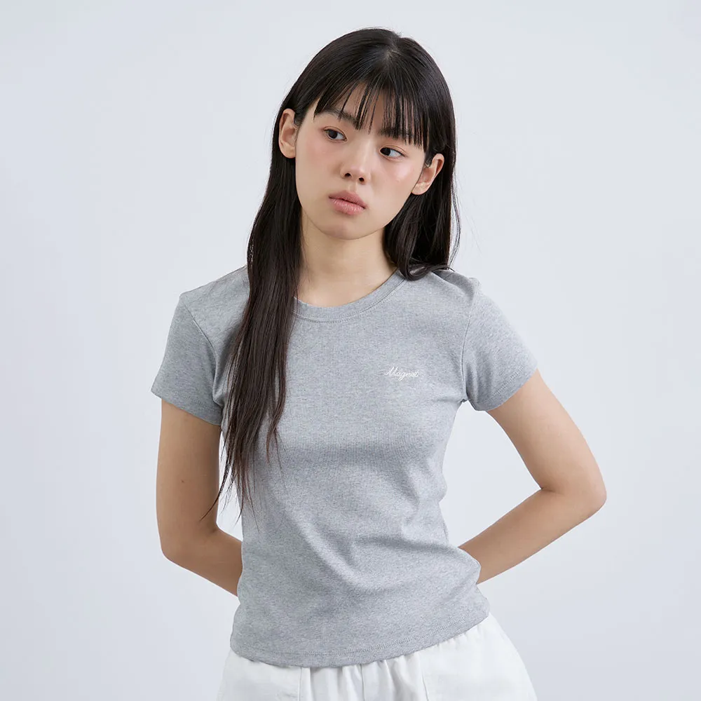 Center Line Golgi Top (Melange Gray) - 감도 깊은 취향 셀렉트샵 29CM