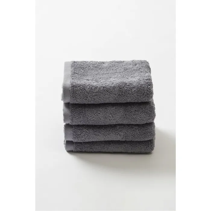 [JAJU/자주] 도톰한 세면타월 4P_34X75cm_다크블루 - 감도 깊은 취향 셀렉트샵 29CM