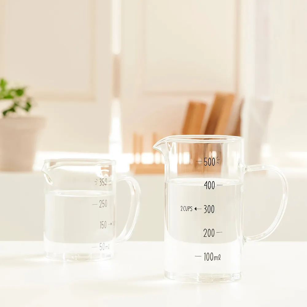[JAJU/자주] 비커형 내열유리 계량컵_500ML - 감도 깊은 취향 셀렉트샵 29CM