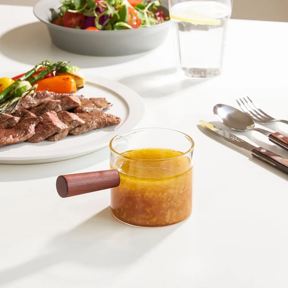 [JAJU/자주] 우드핸들 내열유리잔_200ml - 감도 깊은 취향 셀렉트샵 29CM