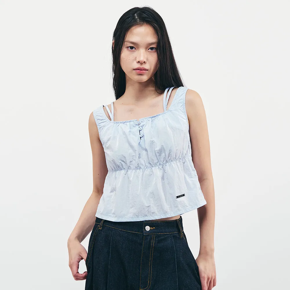 더블 스트랩 스퀘어넥 슬리브리스 탑_3COLORS - 감도 깊은 취향 셀렉트샵 29CM