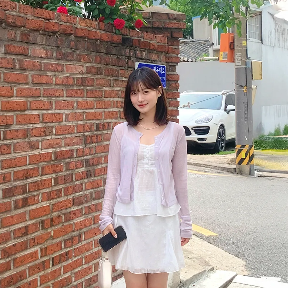레이 가디건 Rei cardigan_ lilac - 감도 깊은 취향 셀렉트샵 29CM