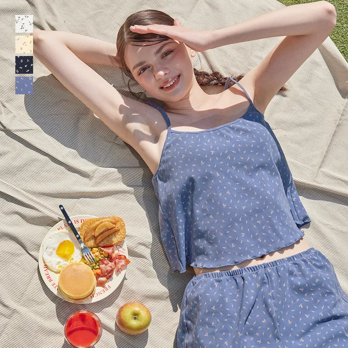 [패드 탈착] 블라썸 캐미솔 세트_4Colors - 감도 깊은 취향 셀렉트샵 29CM