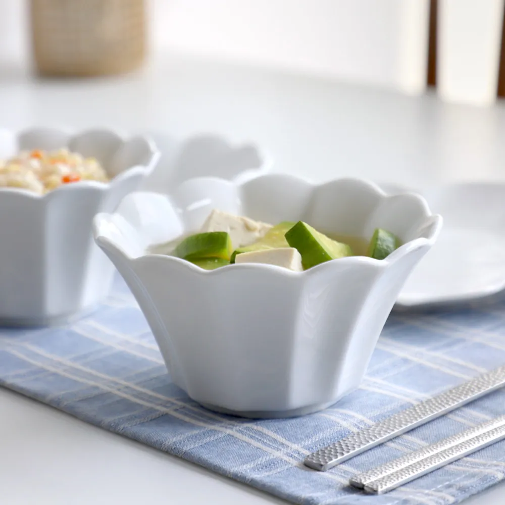 플로렌스 유광 화이트 도자기 대접 1p - 감도 깊은 취향 셀렉트샵 29CM