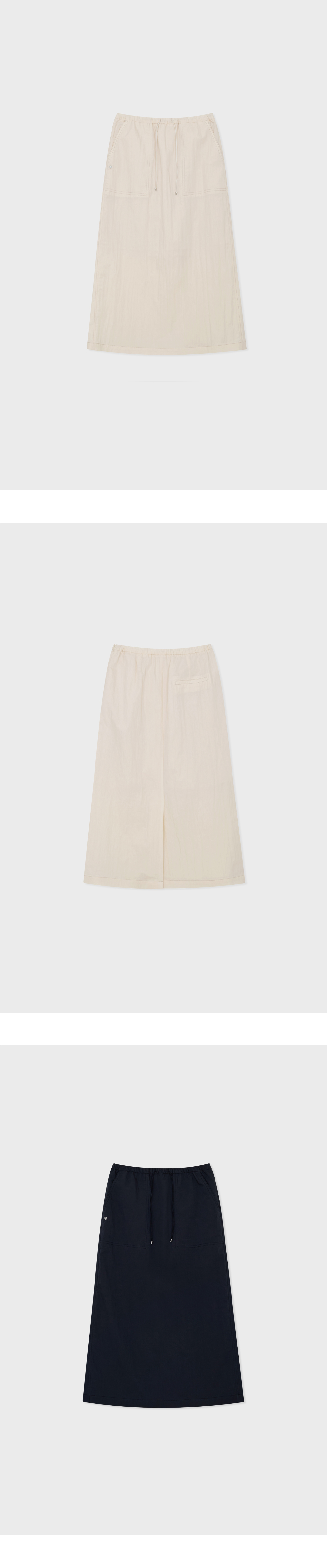 Bony banding skirt(navy) - 감도 깊은 취향 셀렉트샵 29CM