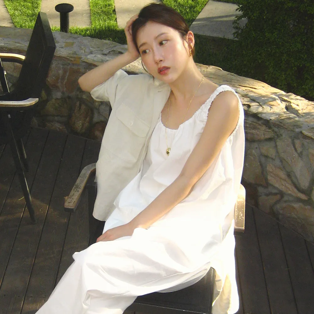 Nina Shirring Sleeveless (Ivory) - 감도 깊은 취향 셀렉트샵 29CM