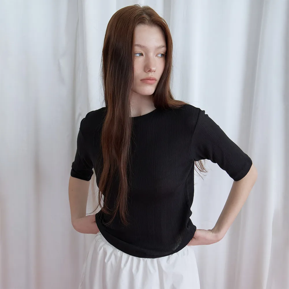 Plain air tee (Black) - 감도 깊은 취향 셀렉트샵 29CM