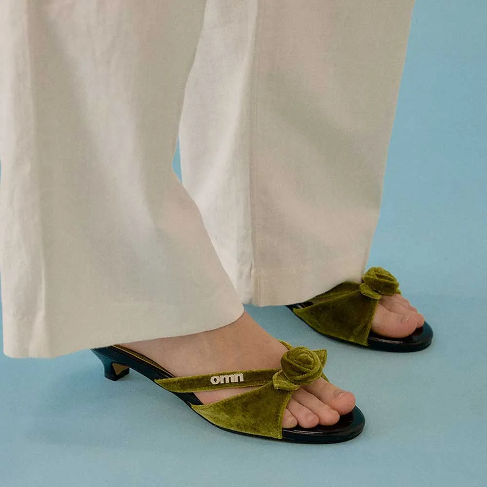 omn rose velvet mule _3colors - 감도 깊은 취향 셀렉트샵 29CM