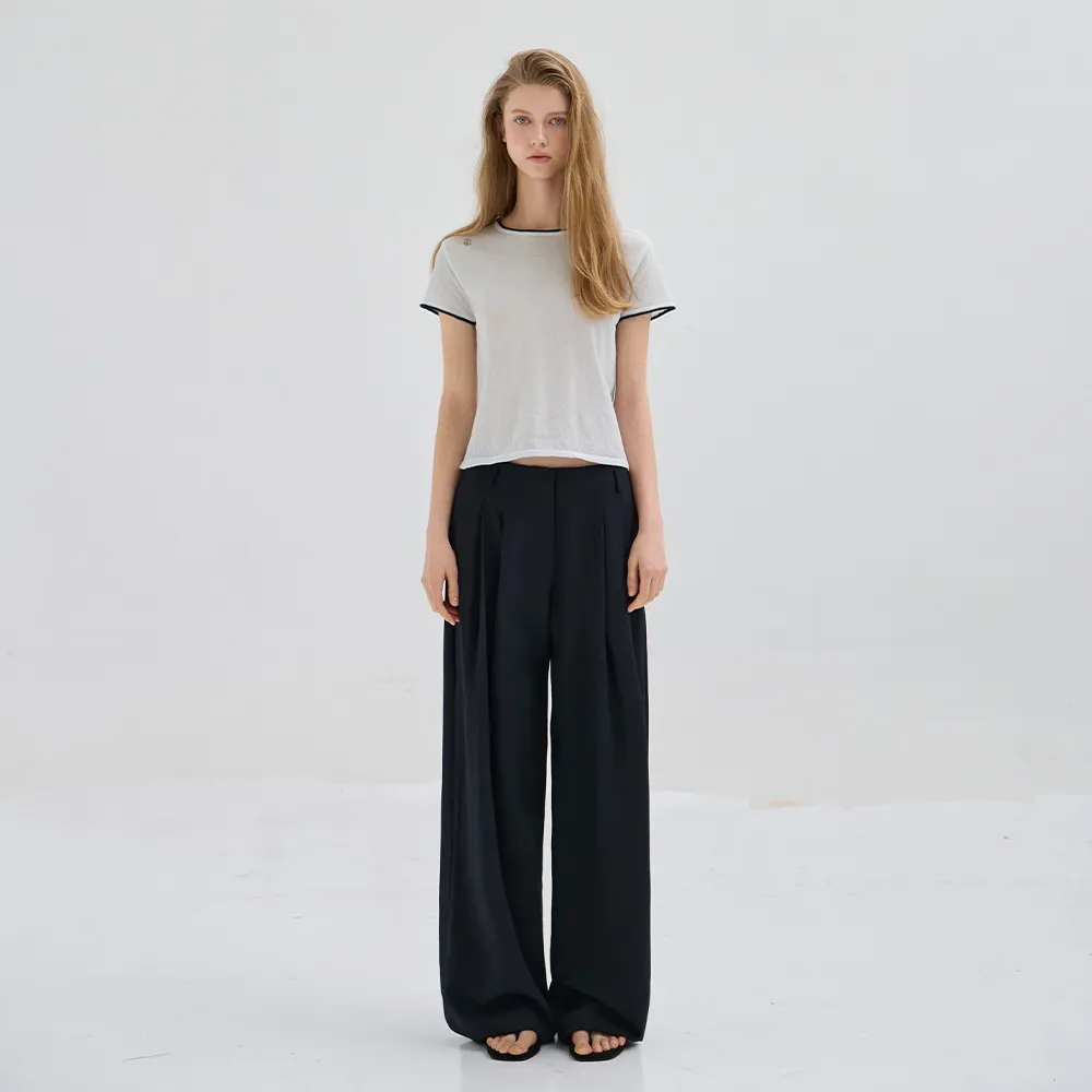 THIN GAVE SLACKS (NAVY) - 감도 깊은 취향 셀렉트샵 29CM