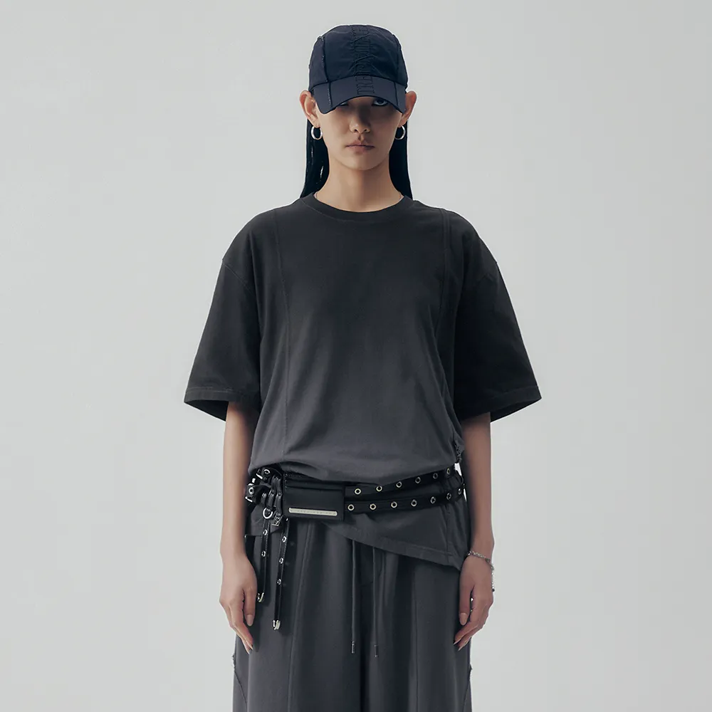 Gradation Washed Half T-shirts [ Dark Gray ] - 감도 깊은 취향 셀렉트샵 29CM