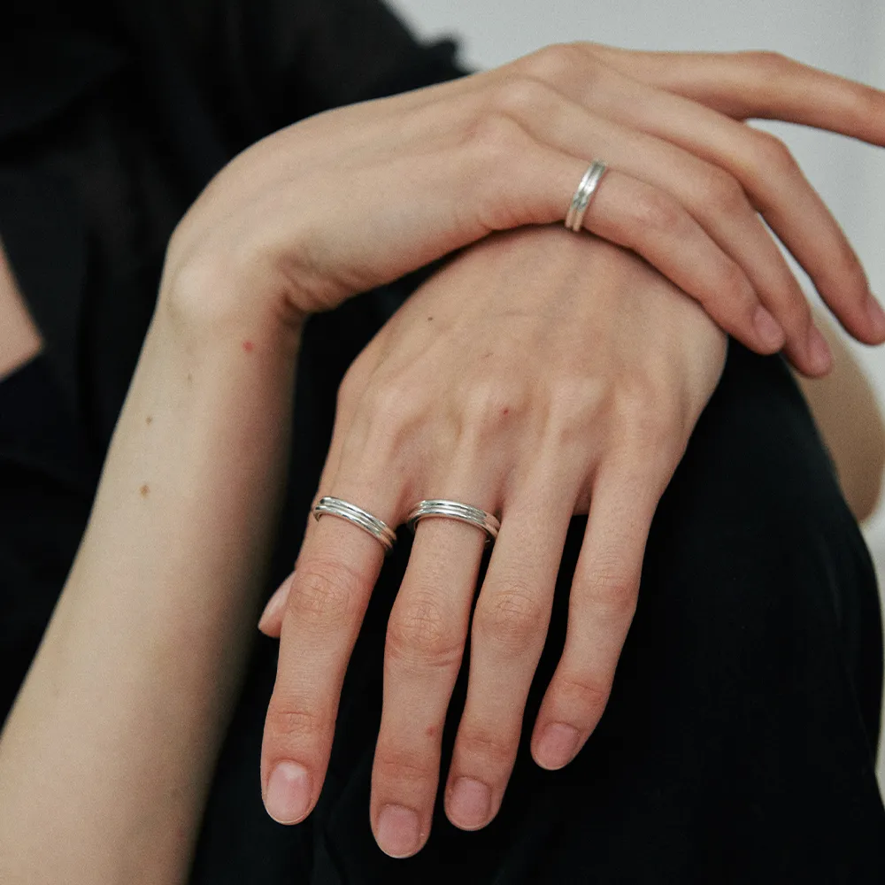 [925 silver] Cinq.silver.213 / epais bout ring (silver) - 감도 깊은 취향 셀렉트샵 29CM