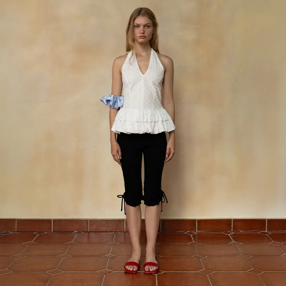 Pewter frill biker pants_black - 감도 깊은 취향 셀렉트샵 29CM