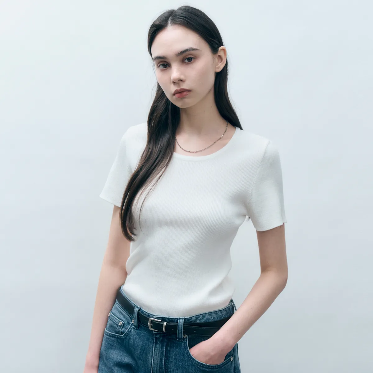 골지 라운드넥 반팔 니트 MDKT075_8 Colors - 감도 깊은 취향 셀렉트샵 29CM