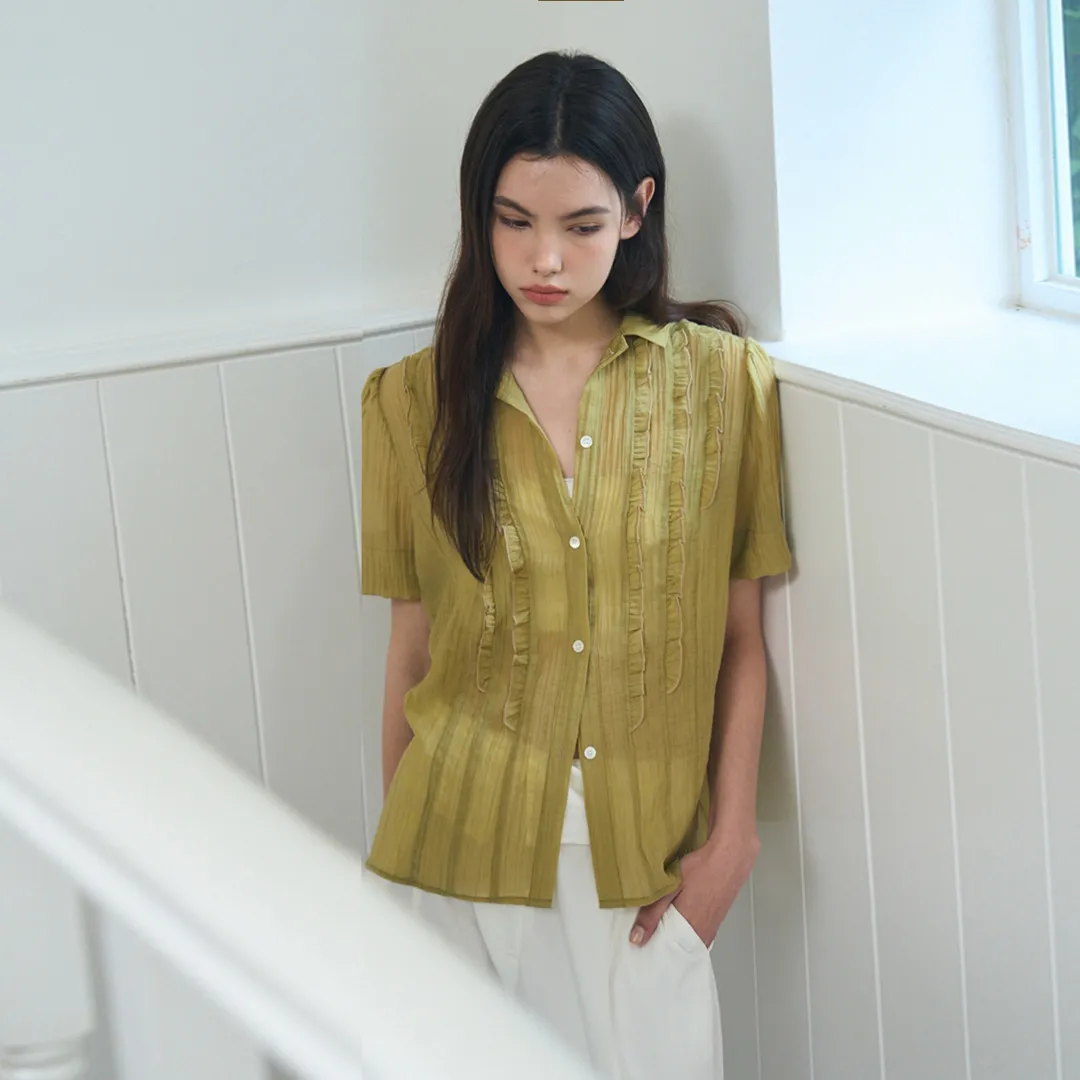 [6th reorder] breeze fill blouse_olive - 감도 깊은 취향 셀렉트샵 29CM