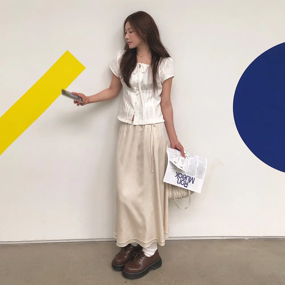 [향 착용] CHECK SATIN LAYER SK_3COLOR - 감도 깊은 취향 셀렉트샵 29CM