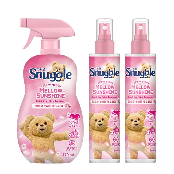 스너글 섬유탈취제 퀵드라이 멜로우선샤인 470ml + 섬유탈취제 멜로우선샤인 150ml 2개 - 감도 깊은 취향 셀렉트샵 29CM