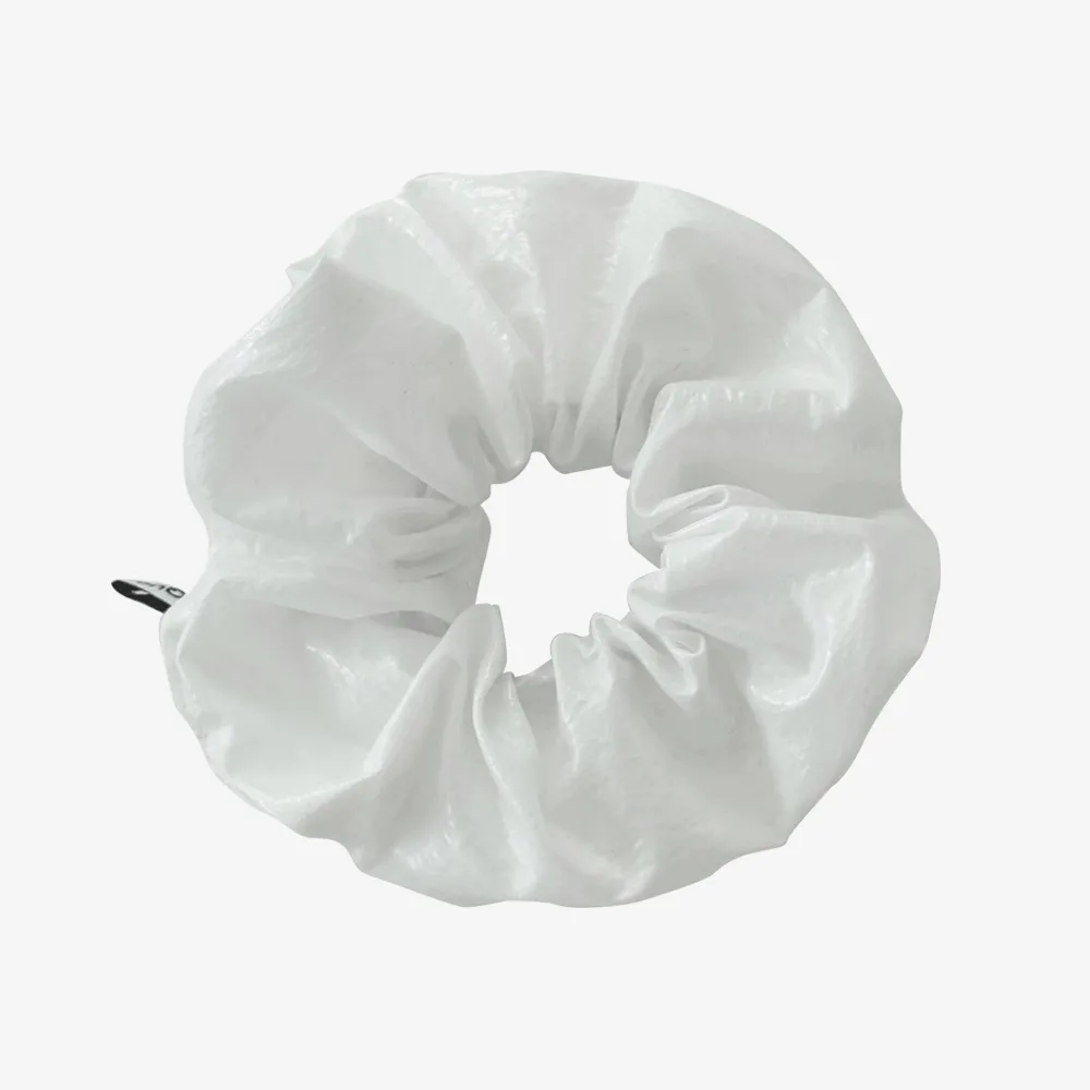 Leather scrunchie - white - 감도 깊은 취향 셀렉트샵 29CM