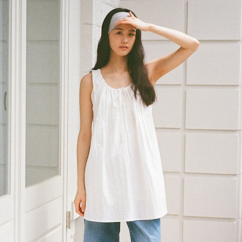 3rd) moui Tree sleeveless ops SET (IVORY) - 감도 깊은 취향 셀렉트샵 29CM