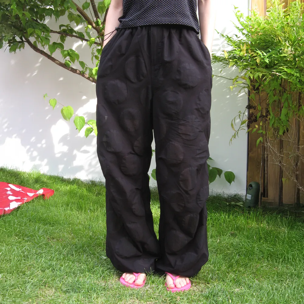 AIRY DOT SHEER STRING PANTS BLACK - 감도 깊은 취향 셀렉트샵 29CM