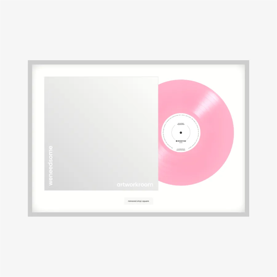 LP 거울 액자 / Mirrored Vinyl, Square [Peach Vinyl] - 감도 깊은 취향 셀렉트샵 29CM