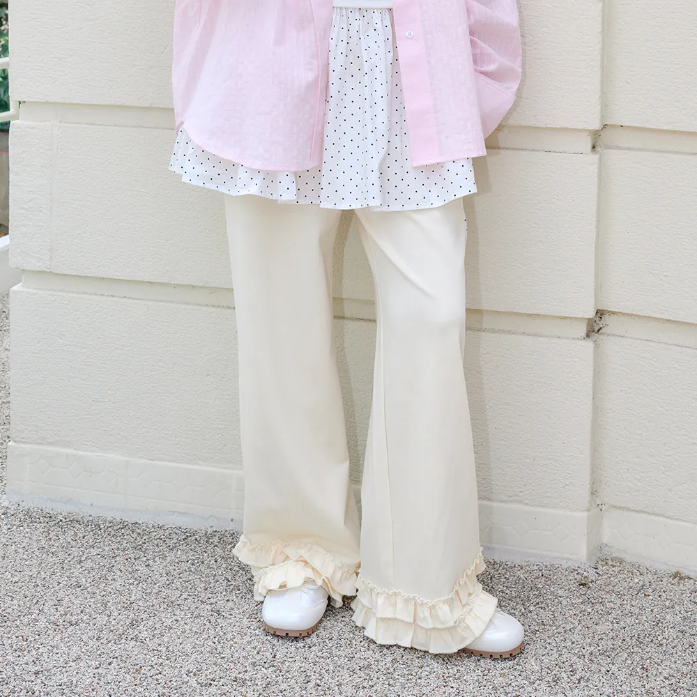Tiered Ruffle Pants (3colors) - 감도 깊은 취향 셀렉트샵 29CM