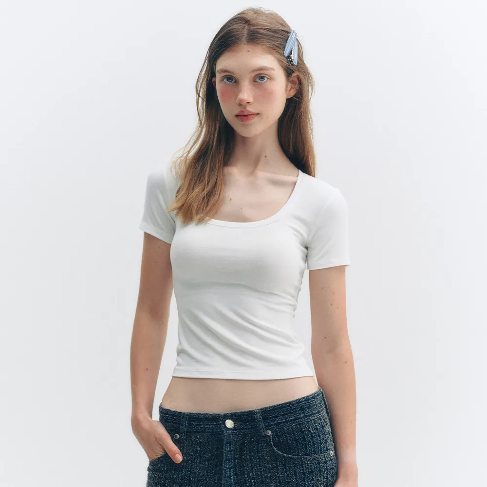 [4차Lean U-neck tee (Ivory) - 감도 깊은 취향 셀렉트샵 29CM