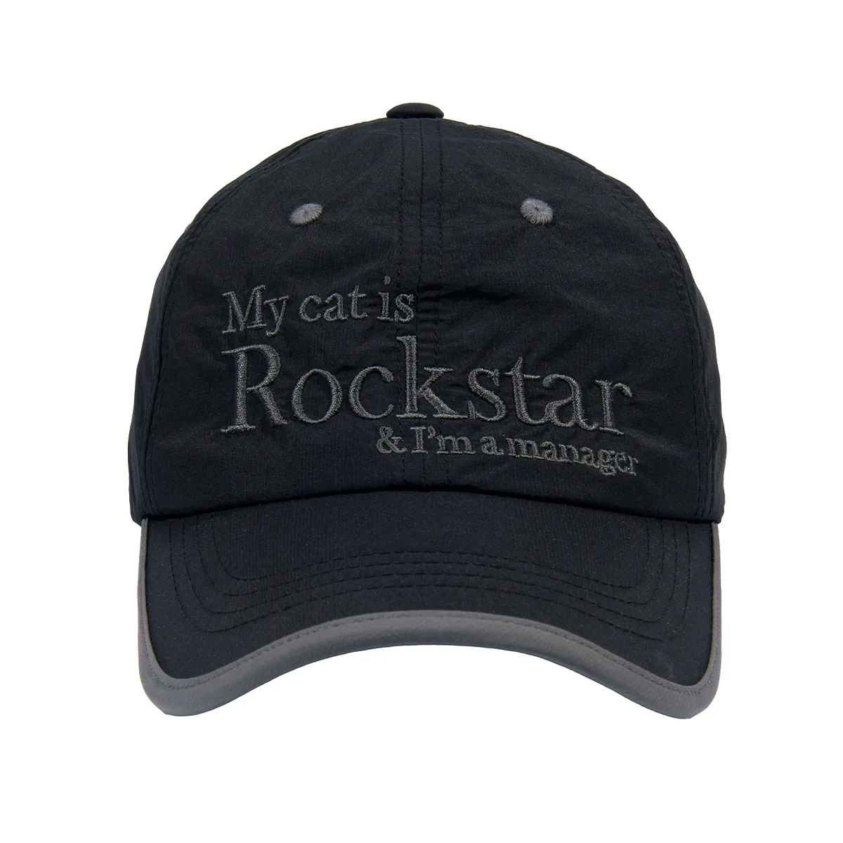 Rockstar Training Nylon cap (Black) - 감도 깊은 취향 셀렉트샵 29CM