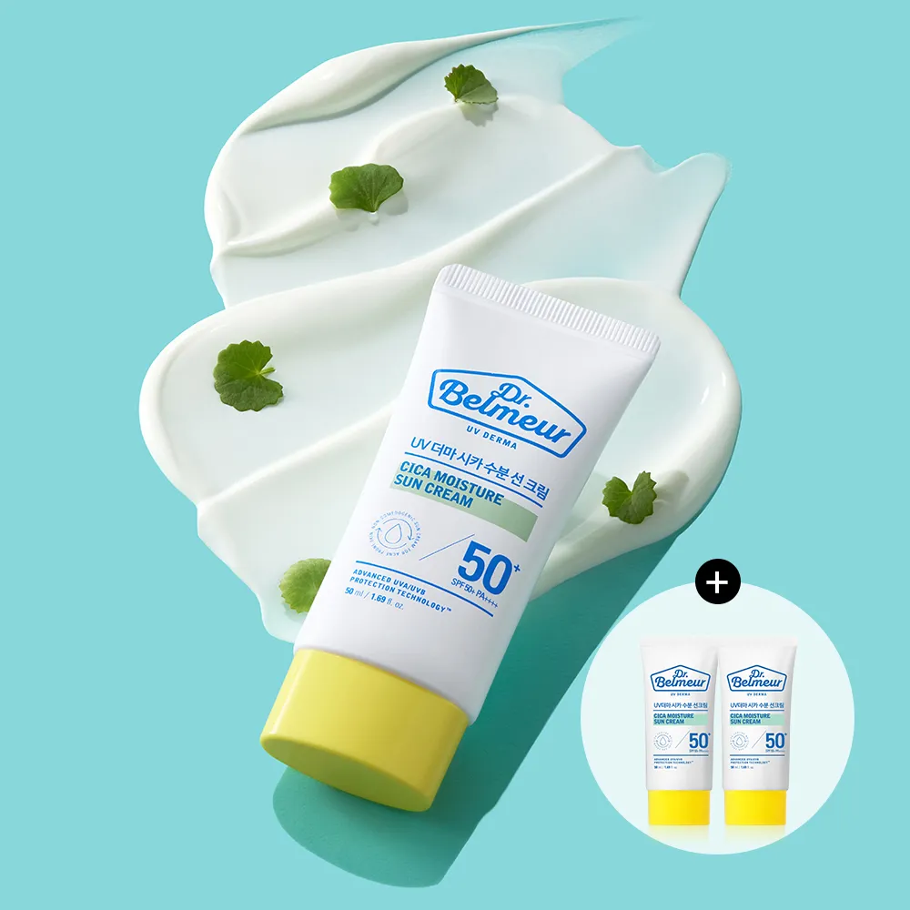 [2EA] 더페이스샵 닥터벨머 UV더마 시카 수분 선크림 50ml - 감도 깊은 취향 셀렉트샵 29CM