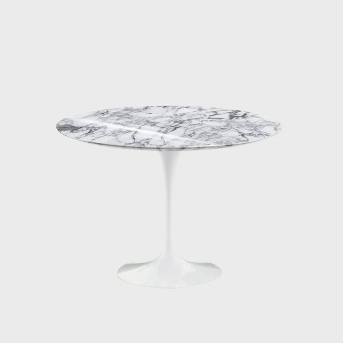 Saarinene Round Dining Table 1200 (White/Arabescato) - 감도 깊은 취향 셀렉트샵 29CM