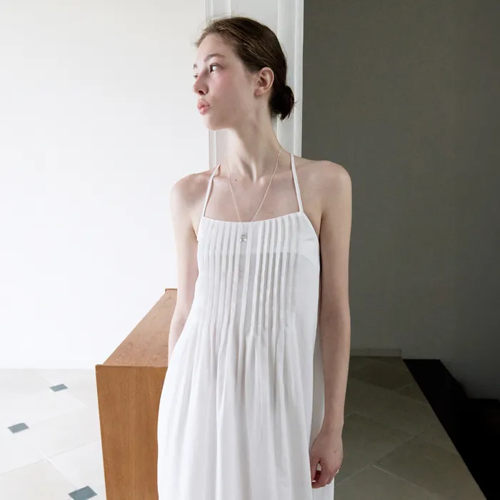 [1st REORDER] LOUNGE STRING LONG OPS_WHITE - 감도 깊은 취향 셀렉트샵 29CM