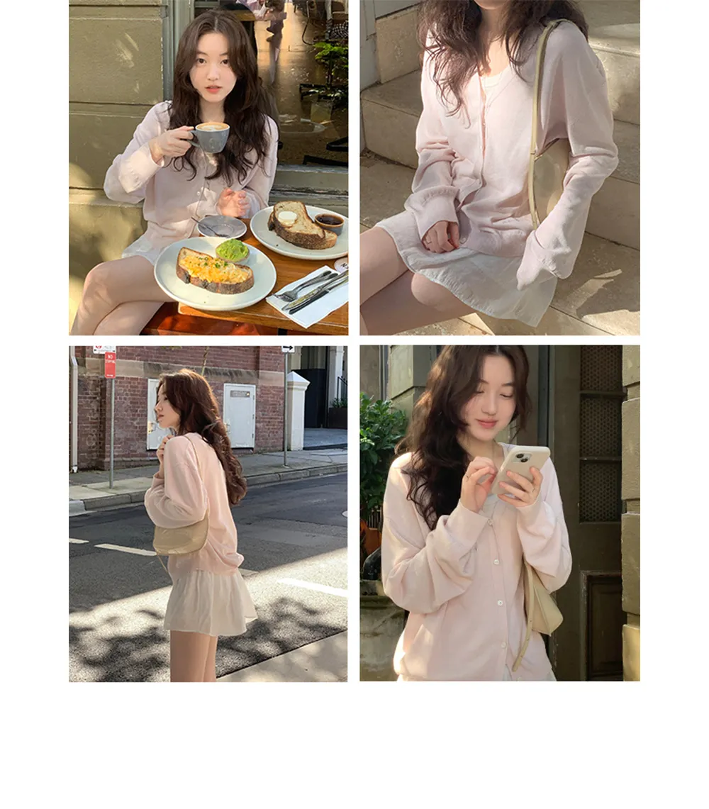 [3차] Breeze Knit Cardigan (Pure Pink) - 감도 깊은 취향 셀렉트샵 29CM