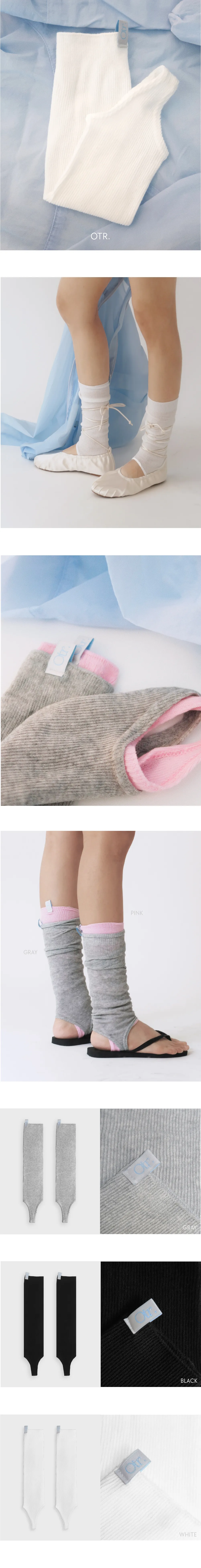 [29CM단독] OPEN-TOE KNEE SOCKS (4Colors) - 감도 깊은 취향 셀렉트샵 29CM