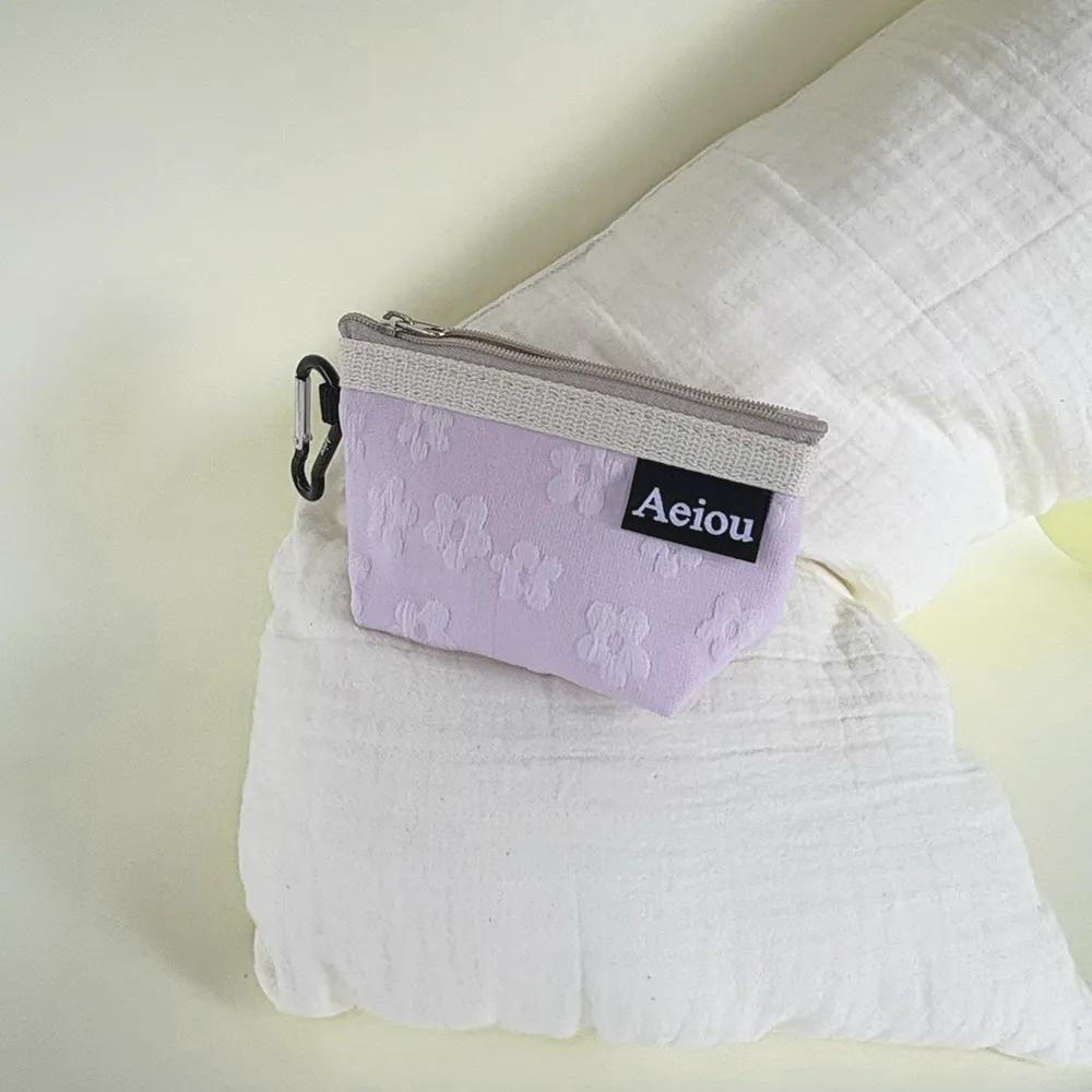 Aeiou Keyring Pouch (S) Jelly Flower Pink - 감도 깊은 취향 셀렉트샵 29CM