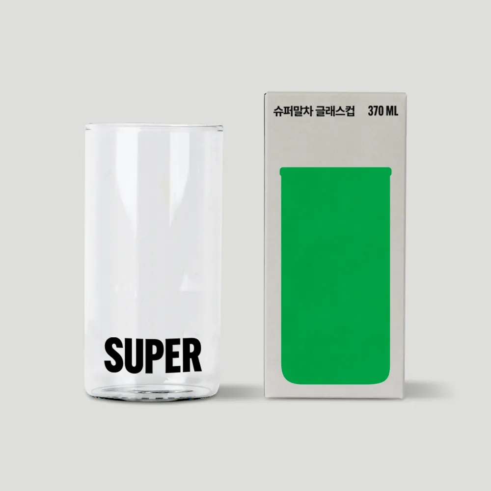 슈퍼말차 내열 유리컵 370ml - 감도 깊은 취향 셀렉트샵 29CM