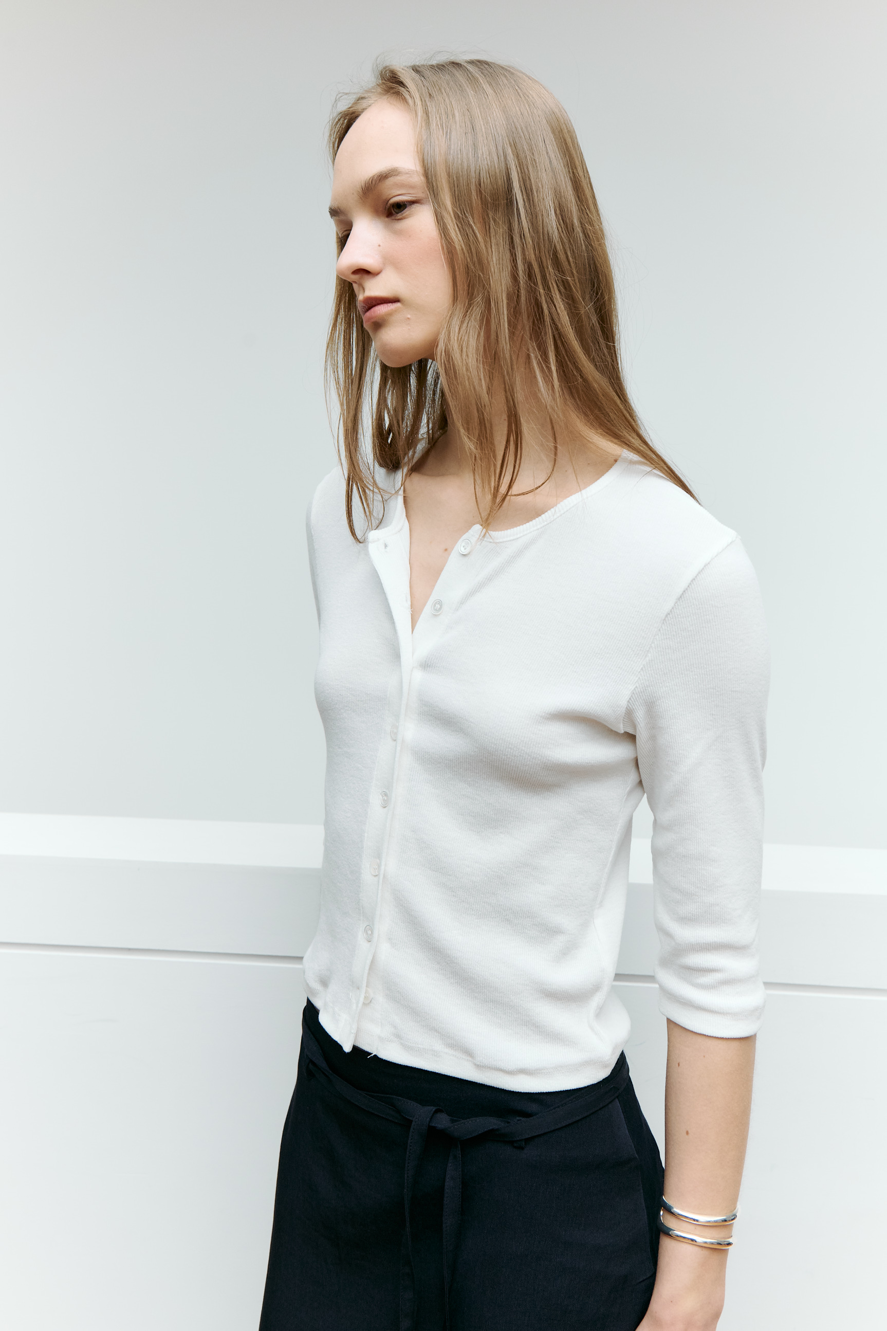 [4th] Cotton Half Cardigan_Ivory - 감도 깊은 취향 셀렉트샵 29CM