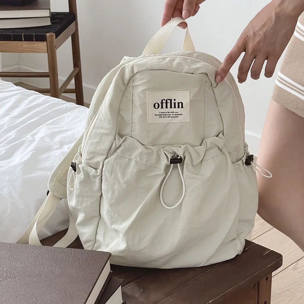 라인 백팩 아이보리 Line Backpack_ivory - 감도 깊은 취향 셀렉트샵 29CM