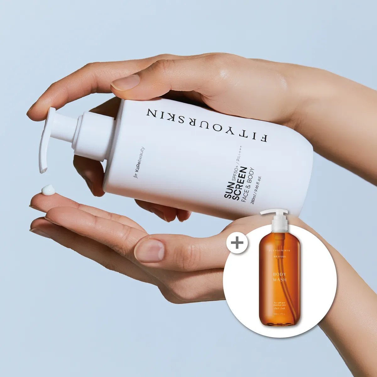 [사은품 증정] 핏유어스킨 선스크린 페이스 앤 바디 280ml with Kare beauty - 감도 깊은 취향 셀렉트샵 29CM