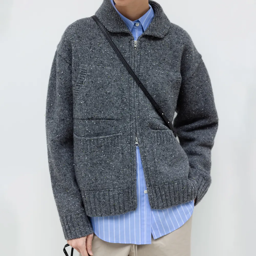 Lane Half Zip knit (Charcoal) - 감도 깊은 취향 셀렉트샵 29CM